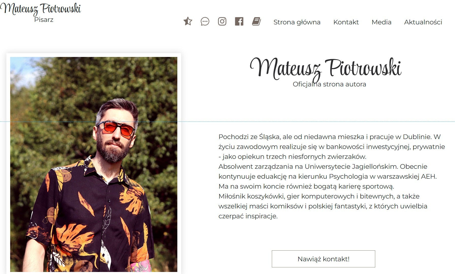 Mateusz Piotrowski - oficjalna strona autora